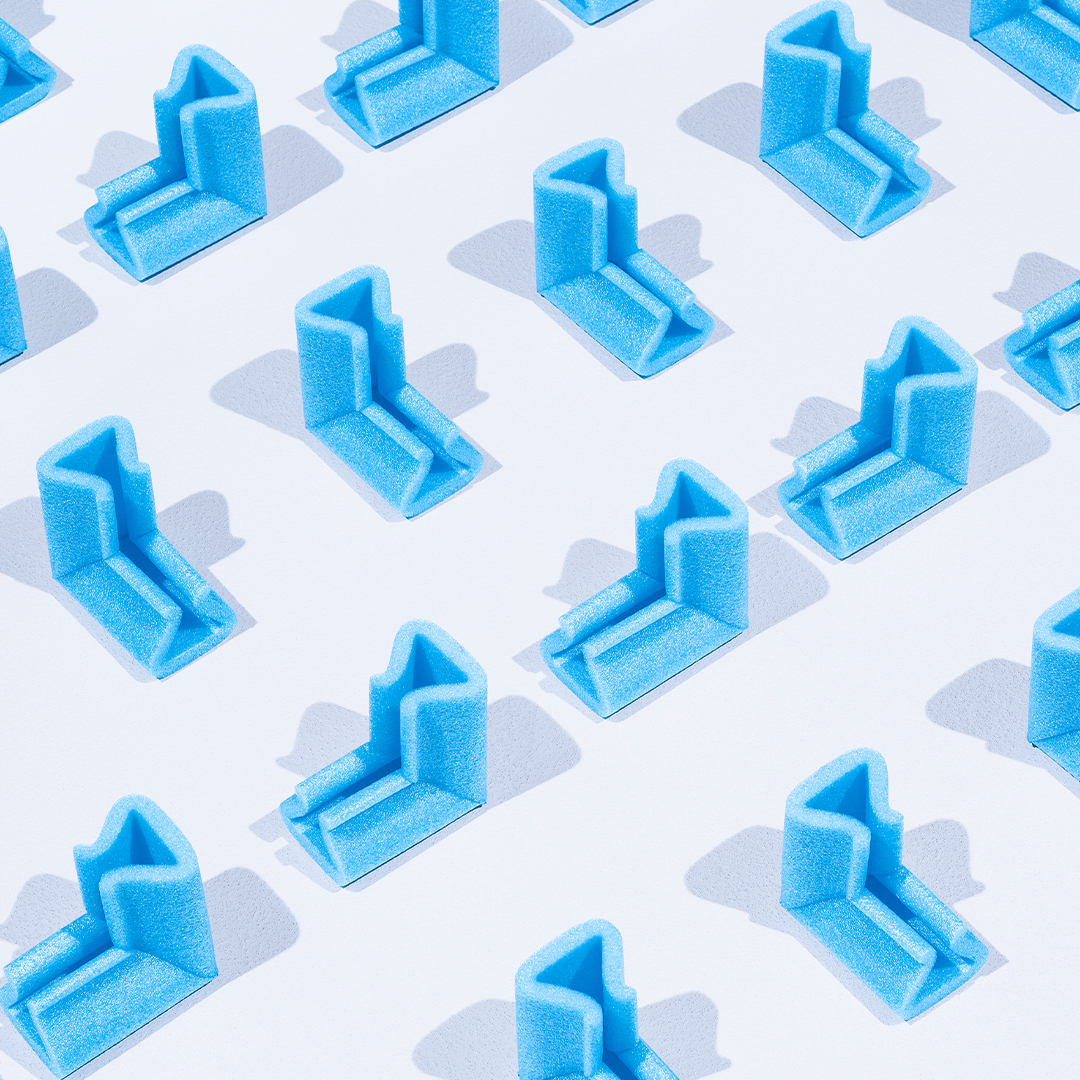 Blue Expanded Polyethylene Corner Protectors - Gruppo Serafin